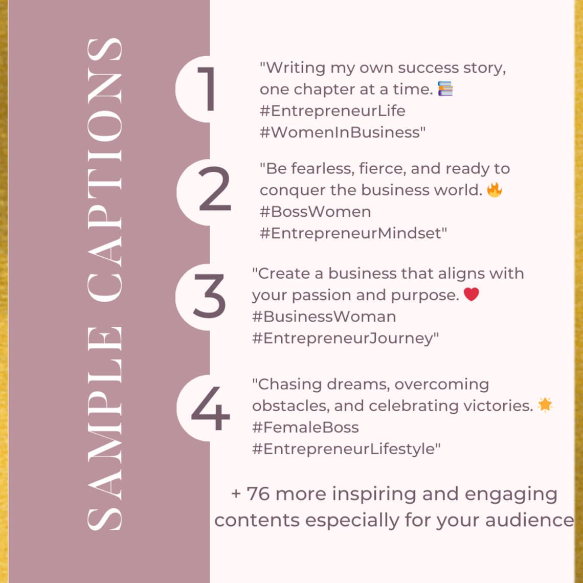 80 Instagram Posts Captions, Social Media Captions, Posts Templates ...