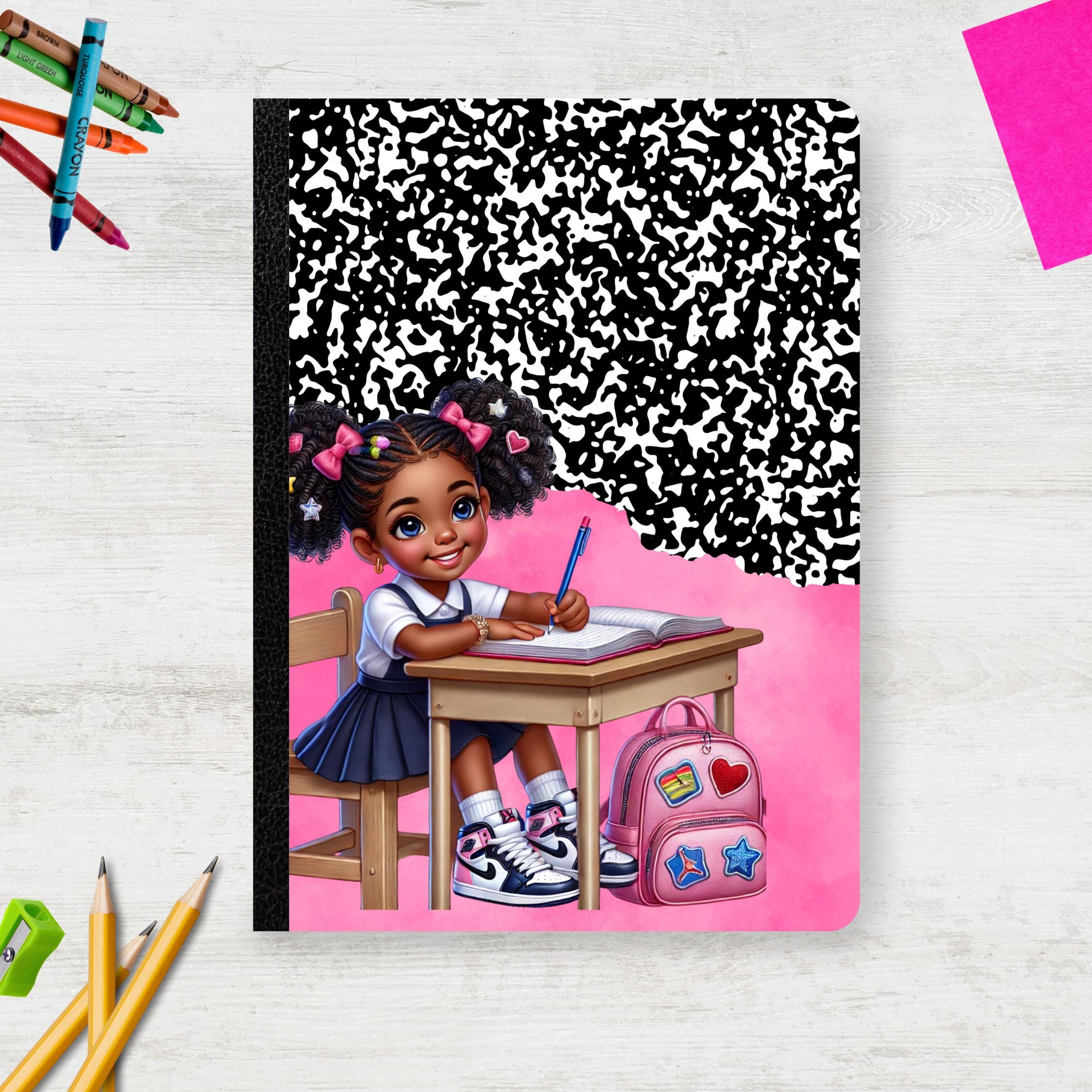 Personalized Composition Notebook Custom Cover | Aesthetic School ...
