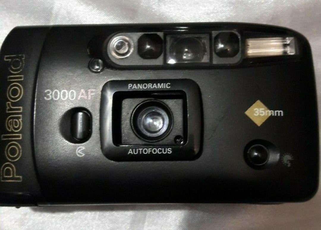 Polaroid 3000 AF Panoramic 35mm Film Camera Auto Flash Autofocus Date ...