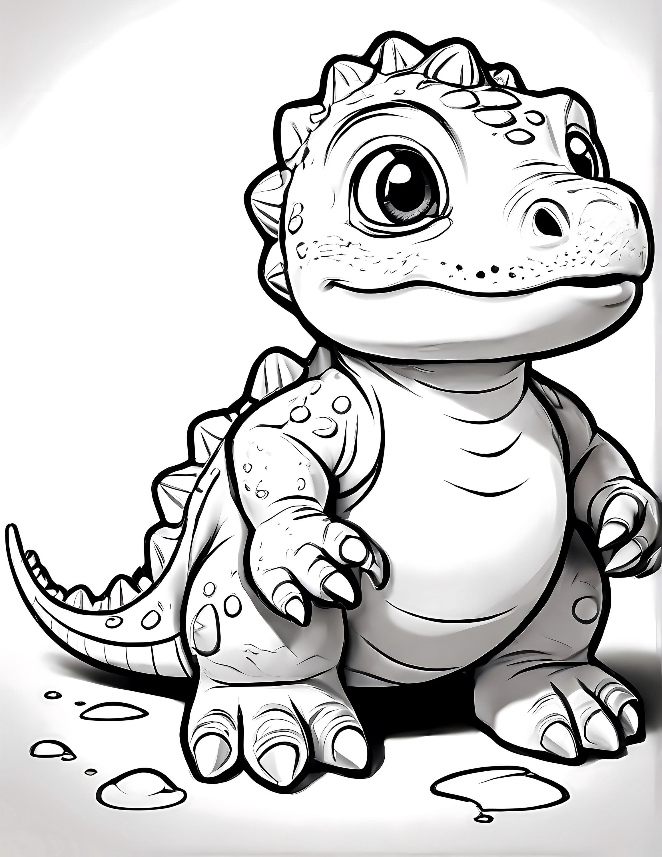 22 Coloring Pages Dragons Dinosaurs Coloring Book Children's Coloring ...