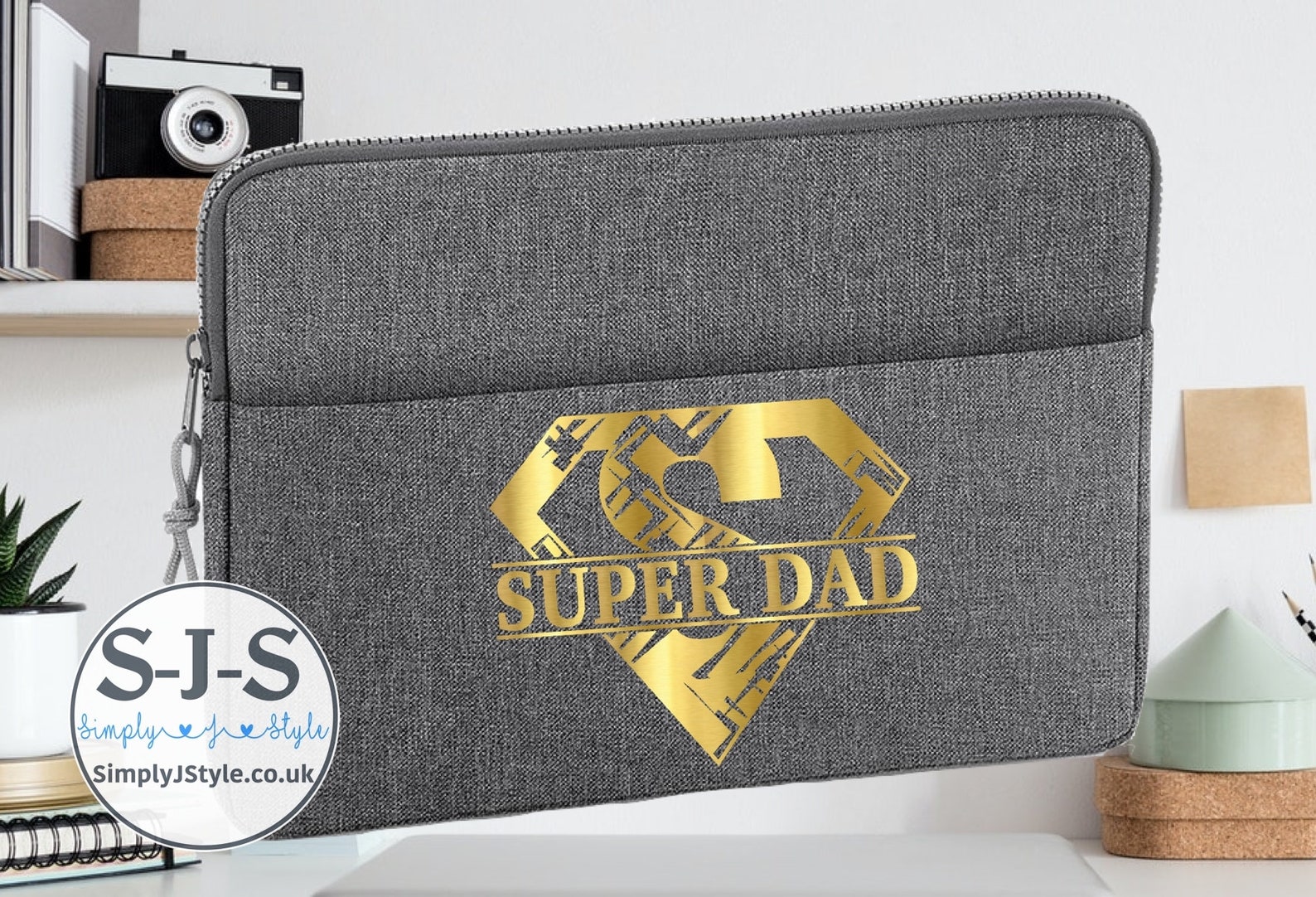 Custom Laptop Case Super Grandad Laptop Bag 13 or - Etsy UK