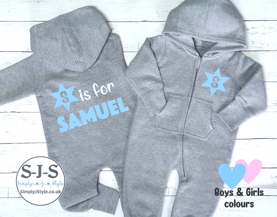 Custom Fleece Onesie, All-in-one for Baby or Toddler, Hooded Outfit ...