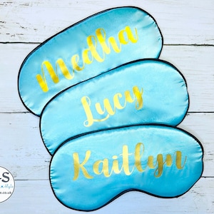 Personalised Sleeping Mask, Custom Sleep Mask, Gift for Her, Eye Mask ...