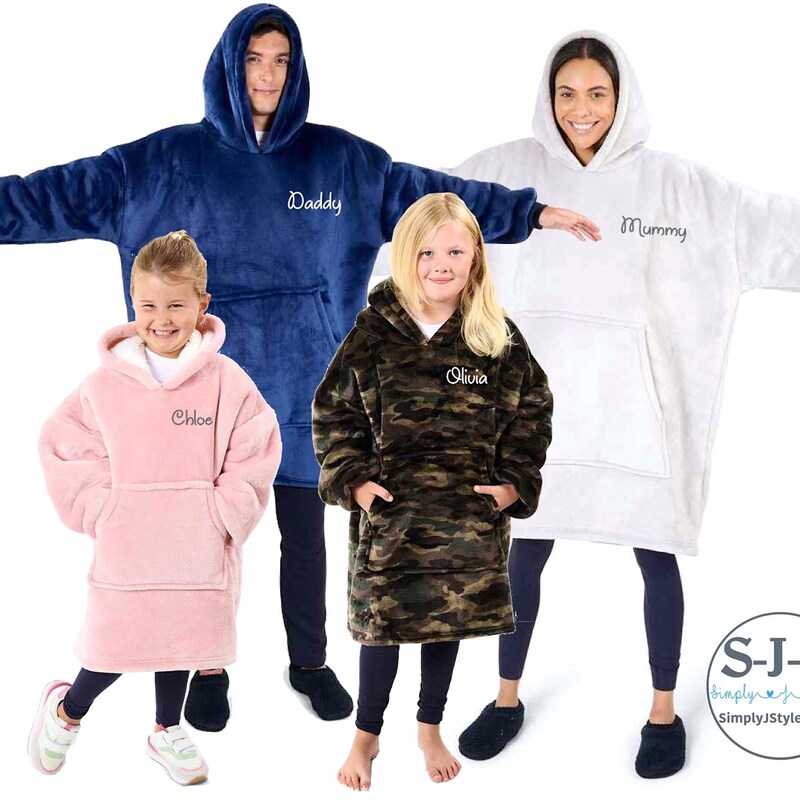 Personalized Oodie Adults - Etsy UK