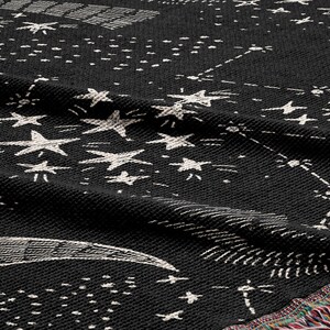 Stars Blanket, Constellation Gift, Boho Gift, Boho Decor, Astrology ...