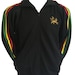 Rasta Stripe Zip up Track Jacket With Lion Motif - Etsy UK