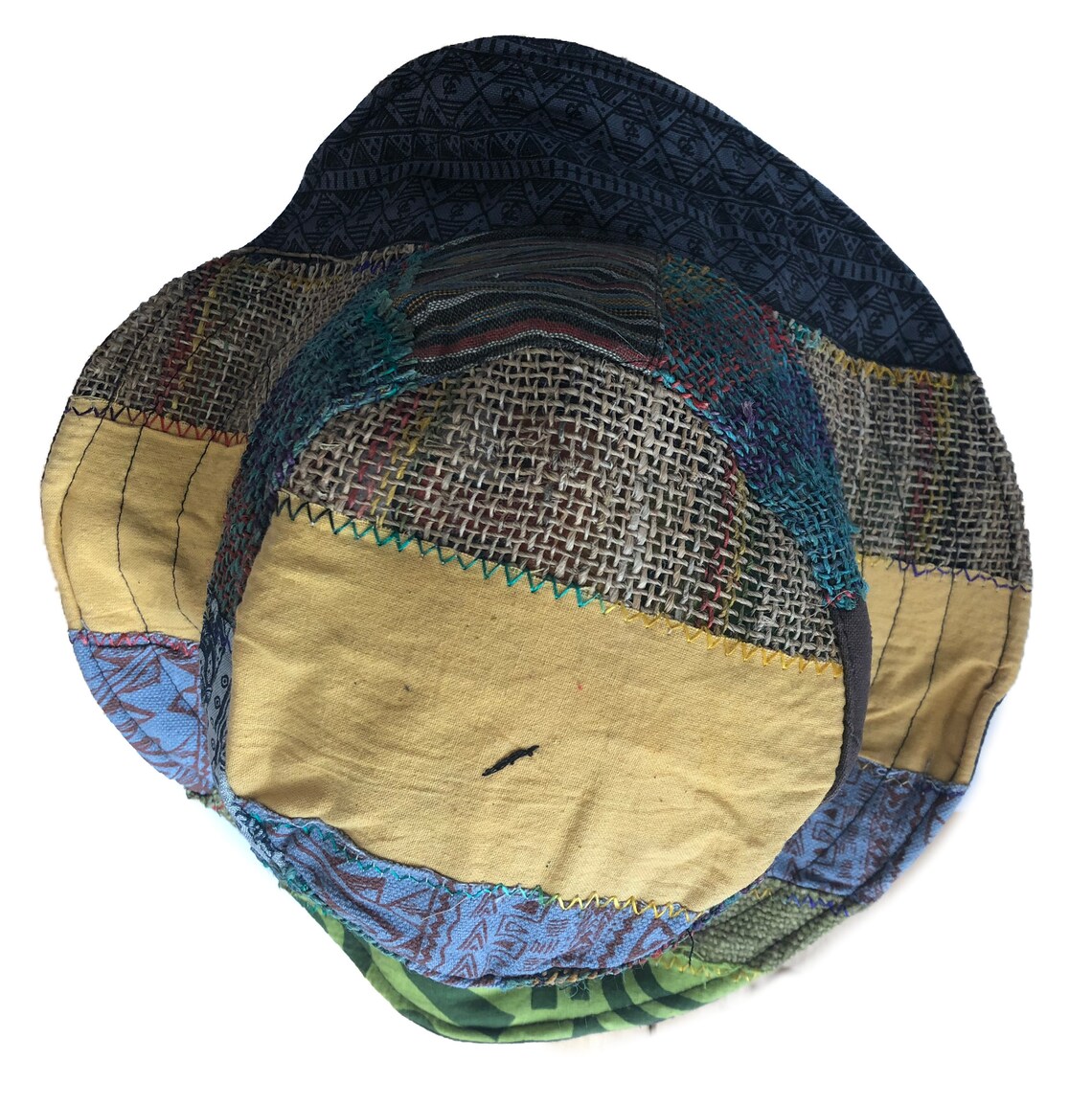 Large Wire Brim Sun Hat Hemp With Neat Edge | Etsy