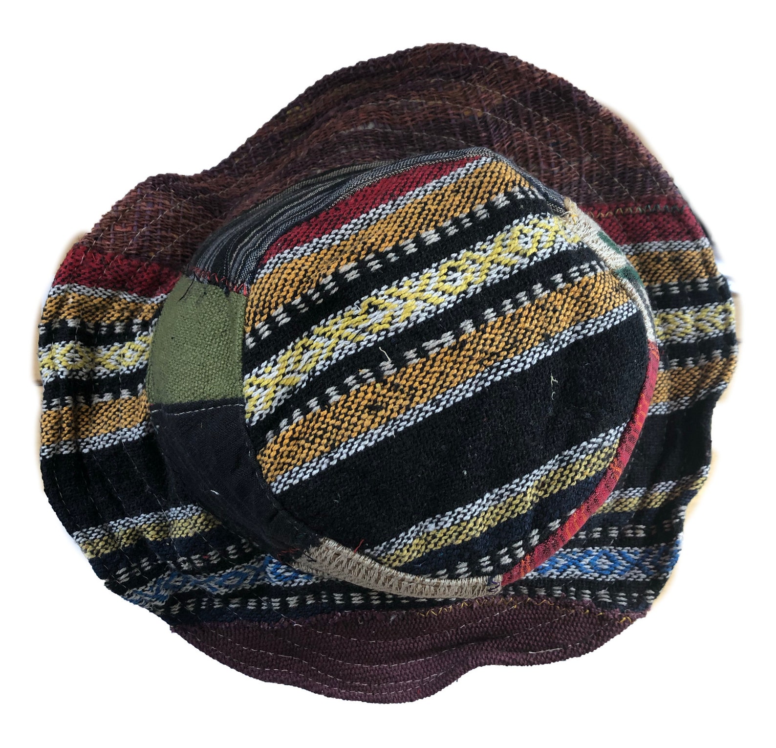 Large Wire Brim Sun Hat Hemp With Neat Edge - Etsy