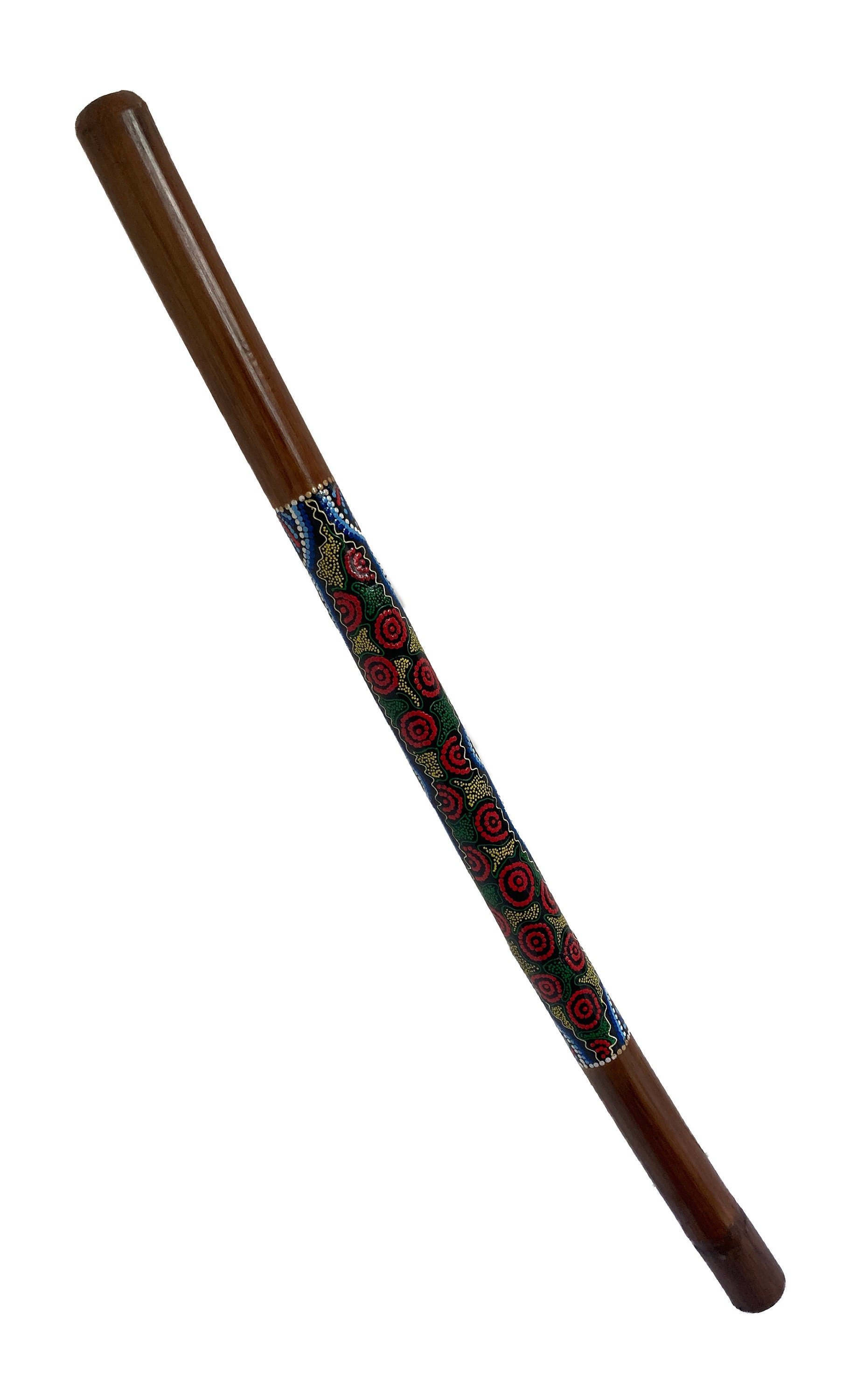 Hand Painted Didgeridoo in Aboriginal Dot Pattern Design World - Etsy UK