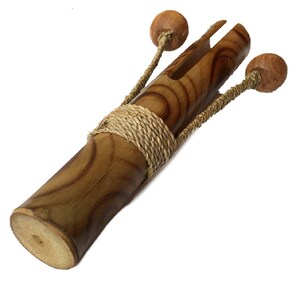 Ethnic Castanets on Stick With Bamboo Handle and Traditional Design - Etsy