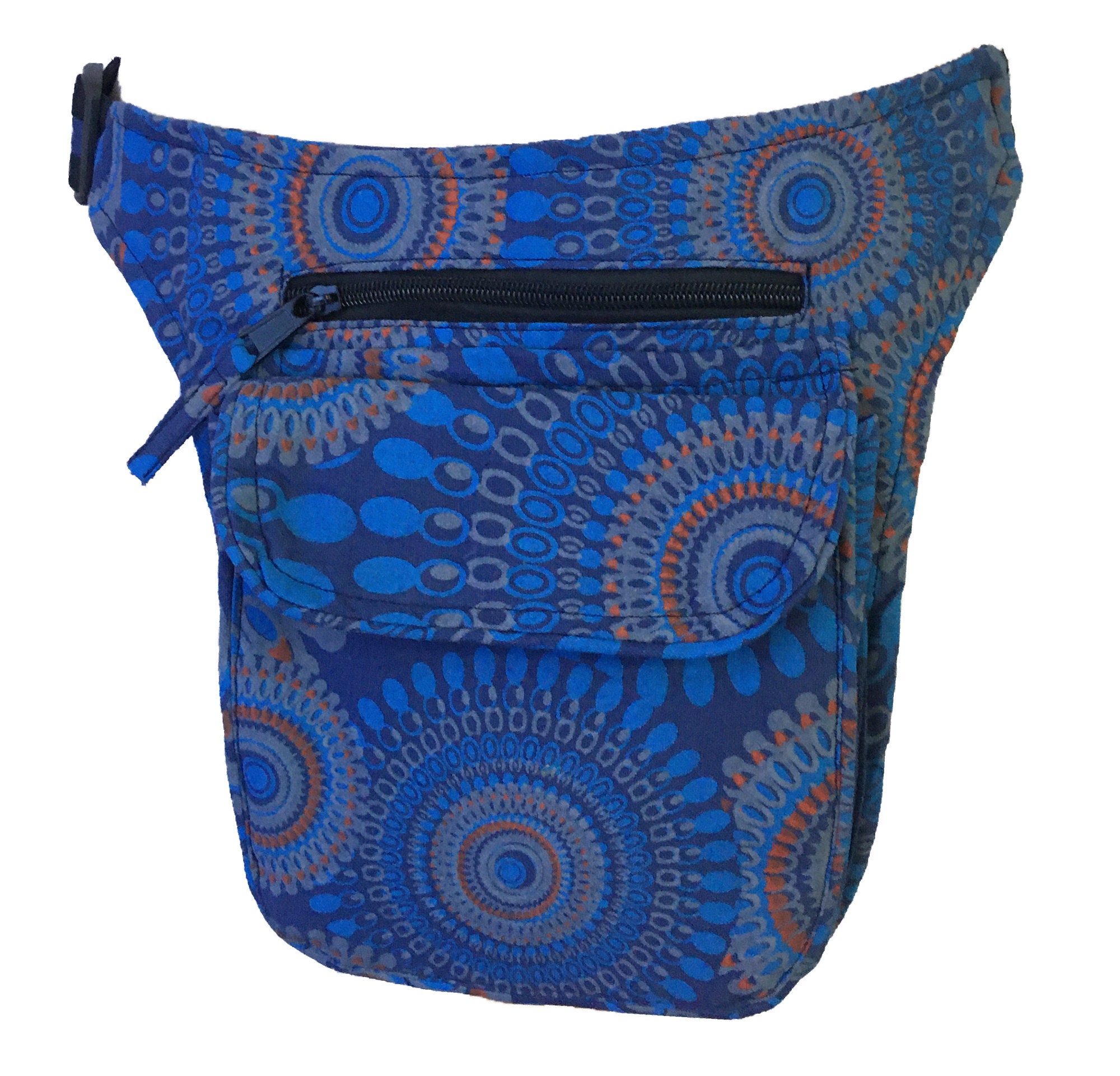 Bright Colours and Geometric Prints Multi Pocket Cotton | Etsy