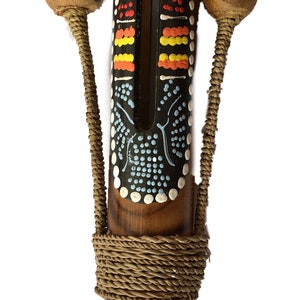 Ethnic Castanets on Stick With Bamboo Handle and Traditional Design - Etsy