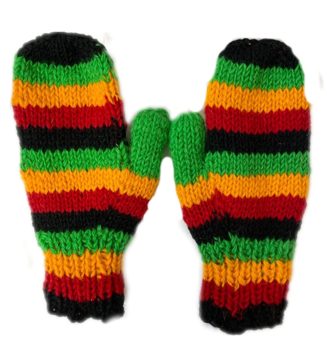 100% Pure Wool Nepalese Mittens in Chunky Knit Cosy Warm Winter - Etsy