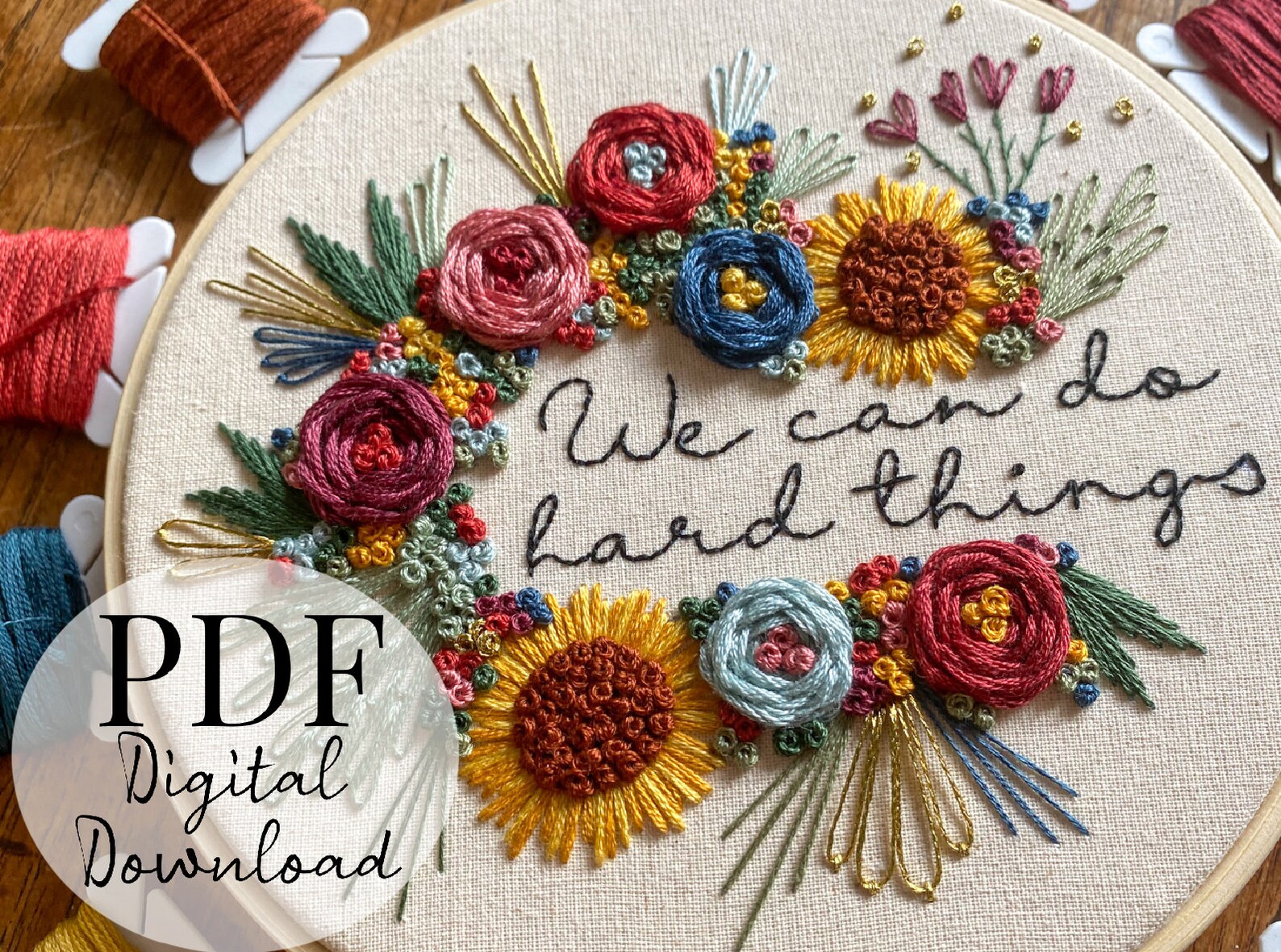 You Can do Hard Things PDF Pattern Embroidery Pattern Etsy you-can-do-hard-things-pdf-pattern-embroidery-pattern-etsy