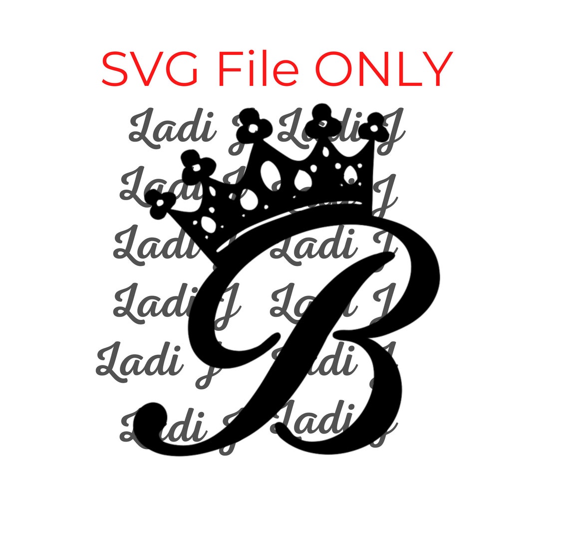 Queen B SVG File - Etsy