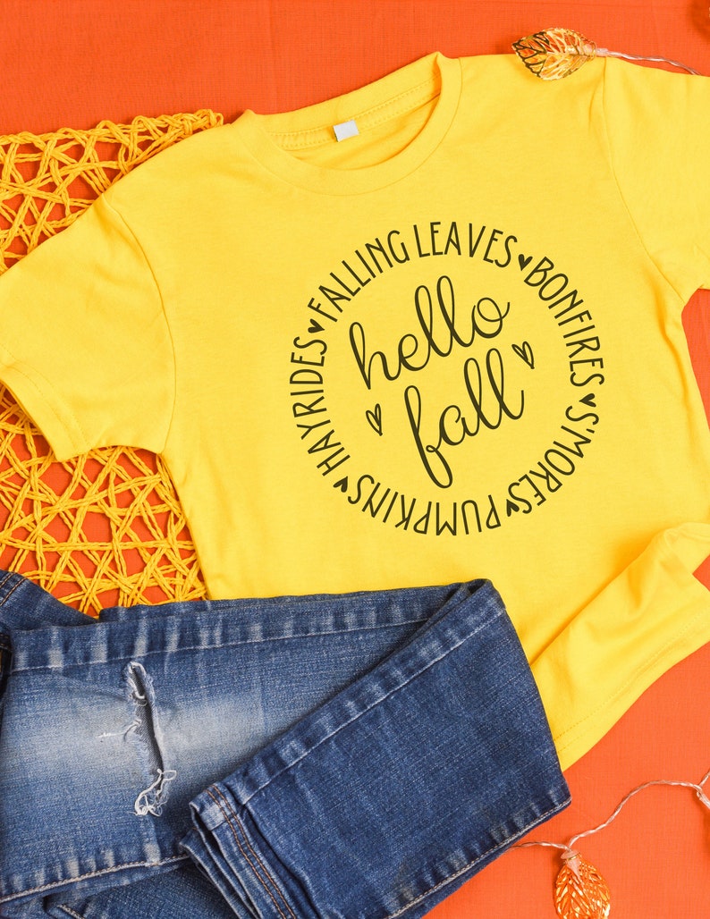 Hello Fall Svg Hello Fall Svg Autumn Svg Fall Svg Pumpkin Etsy