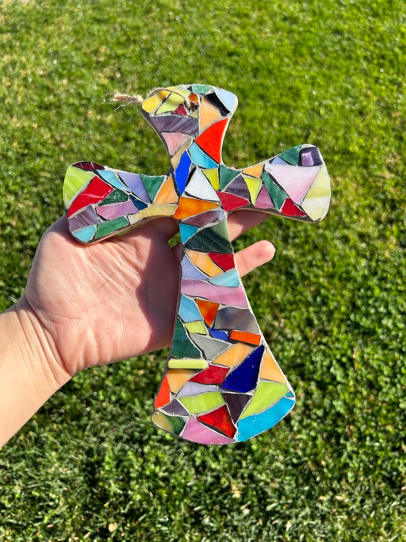 Mosaic Cross - Etsy