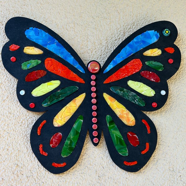Mosaic Butterfly - Etsy