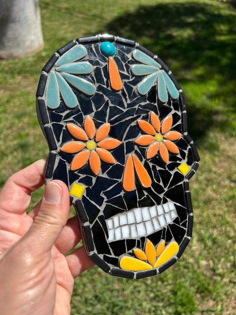 Mosaic Skull - Etsy
