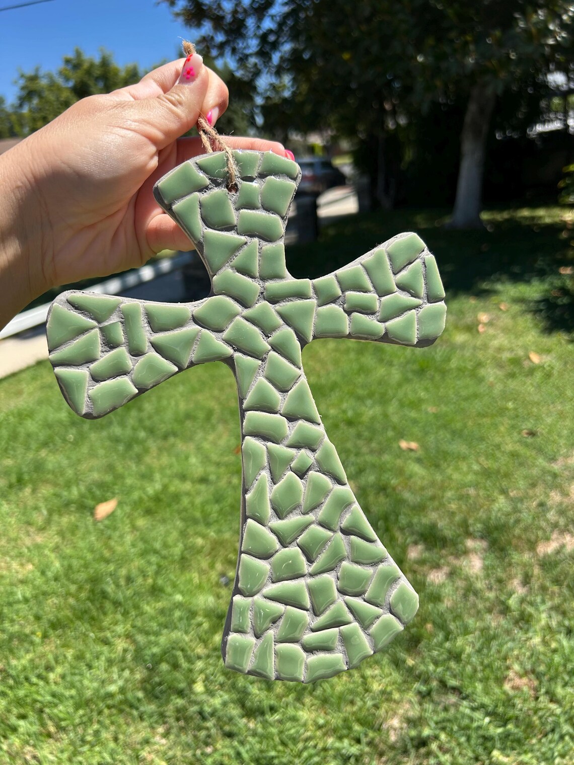 Mosaic Cross - Etsy