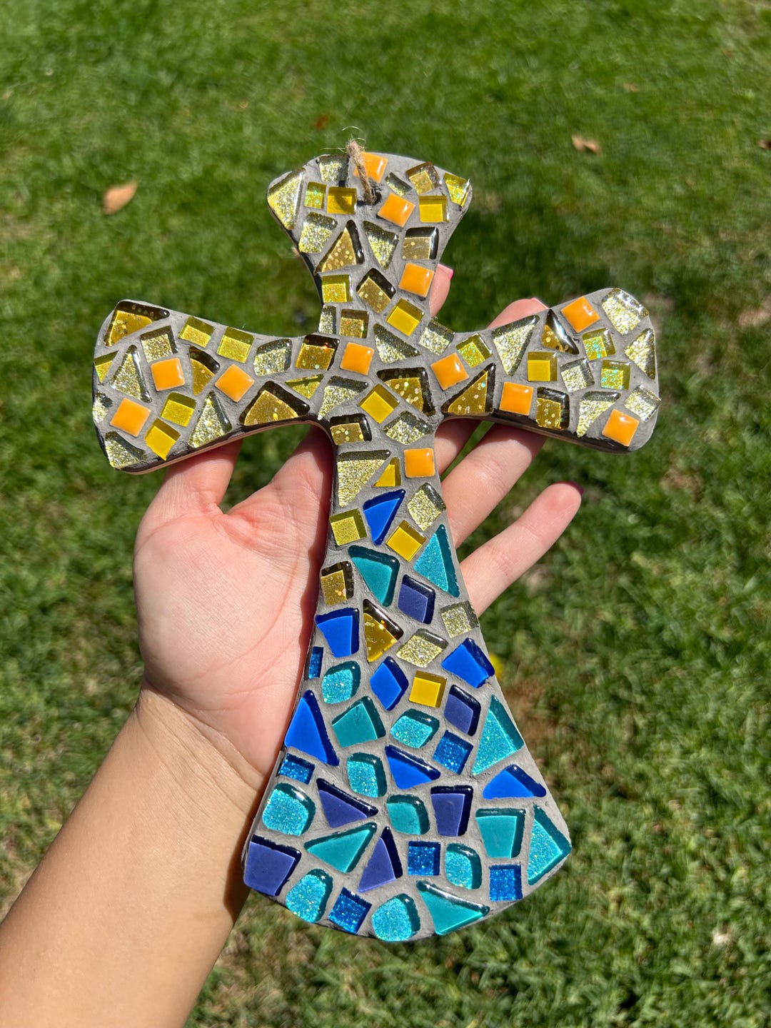 Mosaic Cross - Etsy