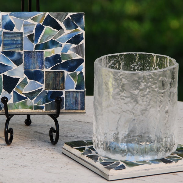 Mosaic Coaster - Etsy