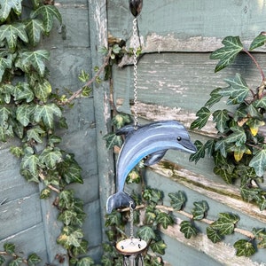 Dolphin Wind Chime, Laser Cut and Hand Painted. Aluminium Chimes ...