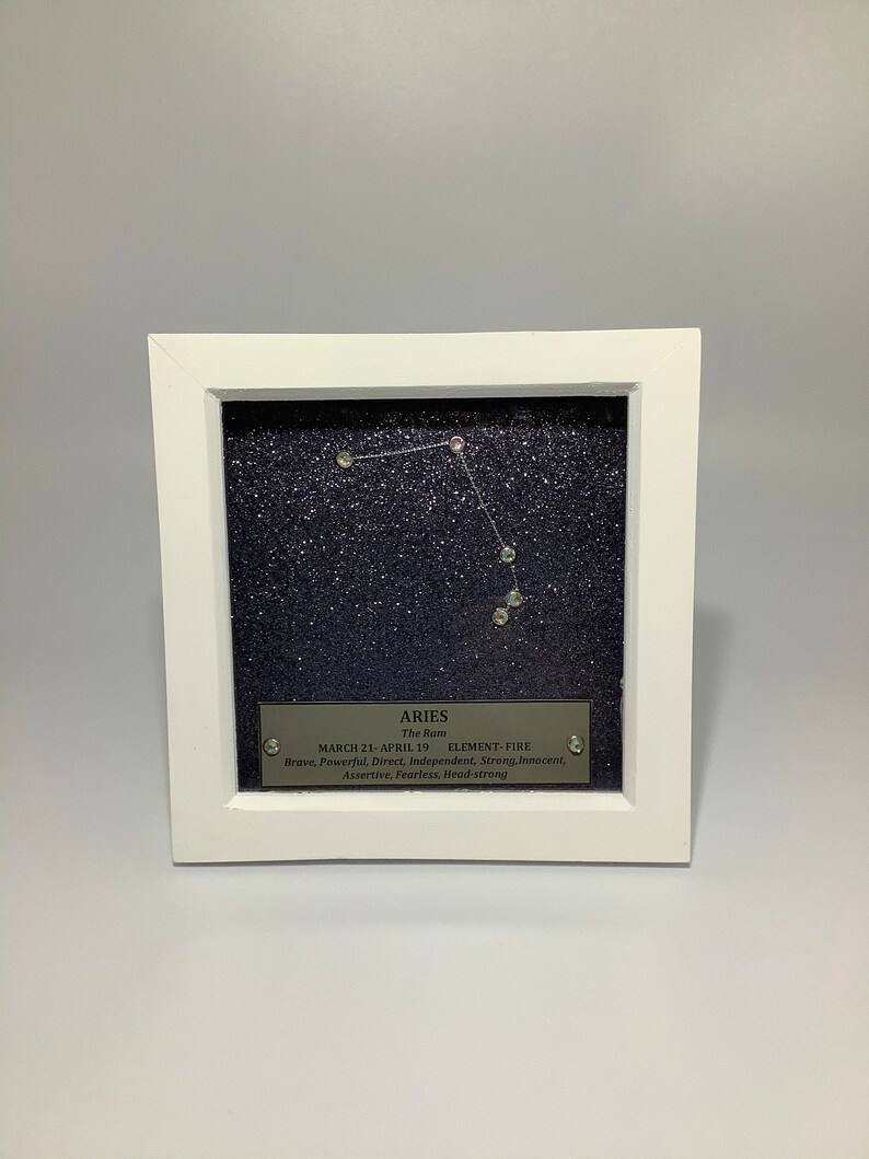 Box Frame. Horoscope/ Star Sign Led Light up Box Frame. - Etsy