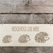 Hedgehog welcome Wood Sign. Original Art , Hand Painted. A Donation ...