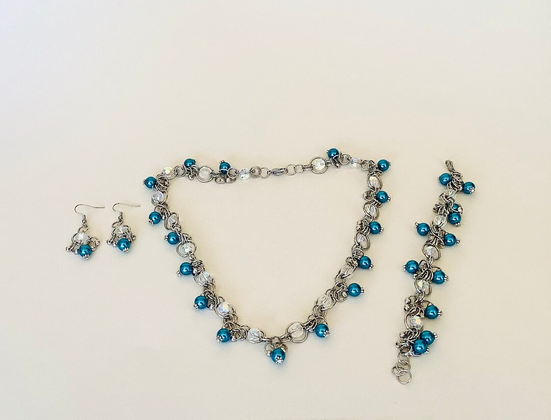 Chain Mail Jewellery Set. This Set Comes Gift Boxed - Etsy