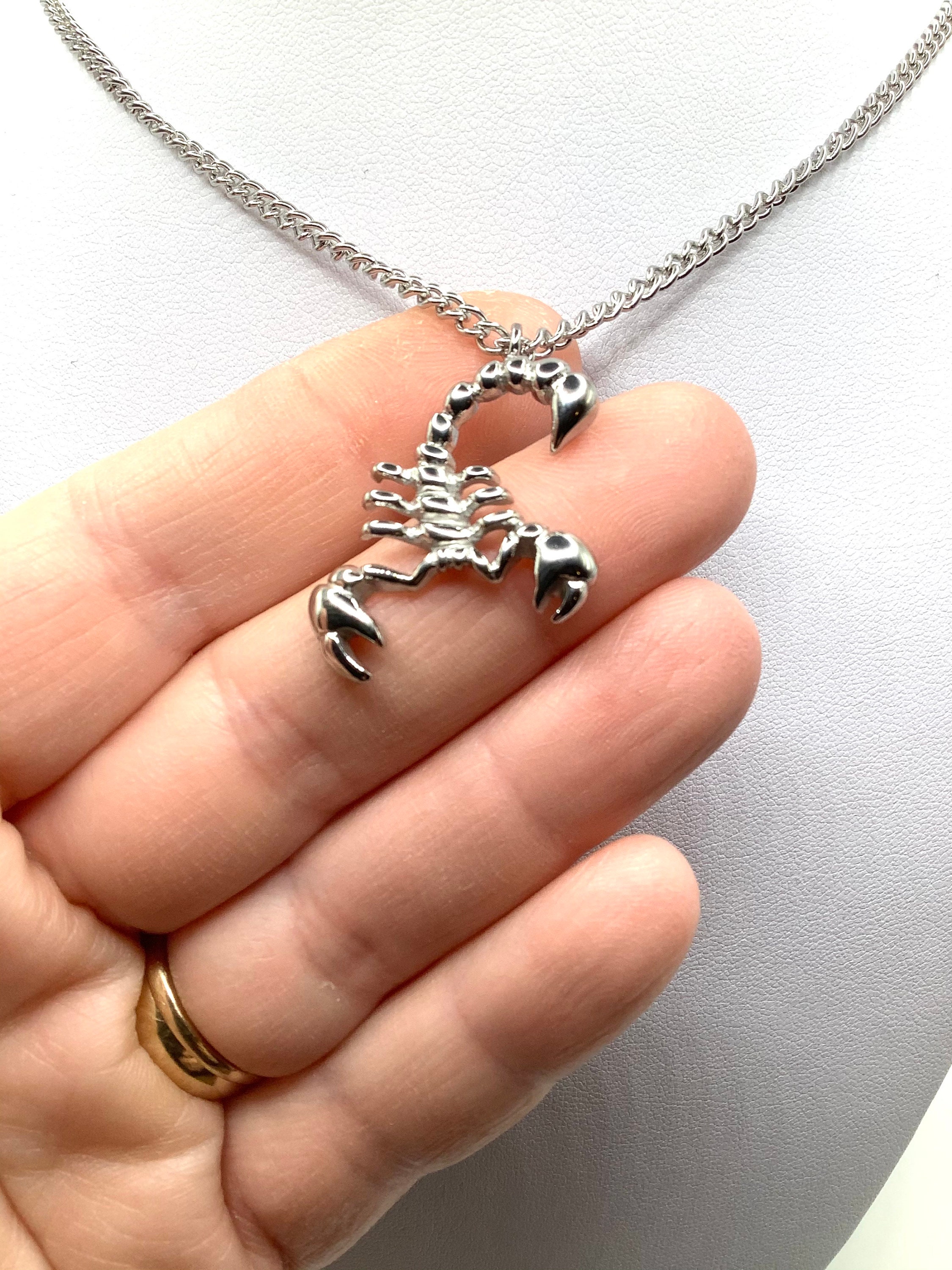 Buy Scorpion Stainless Steel Pendant Necklace Stainless Steel Online in ...
