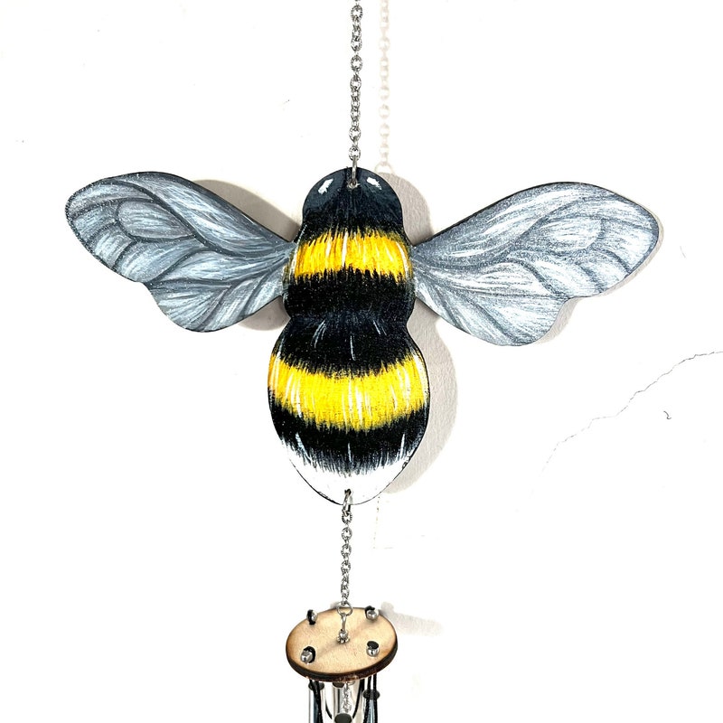 Garden Bee Wind Chime - Etsy UK