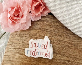 Redeemed Decal - Etsy