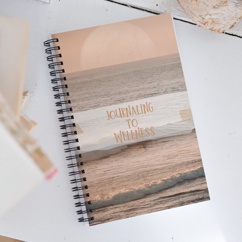 Spiral Mental Health Wellness Notebook Journal Blank Dotted Pages ...