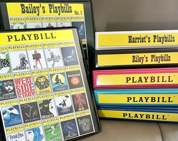 Custom Broadway Playbill Framed Art Collage Personalize It - Etsy UK