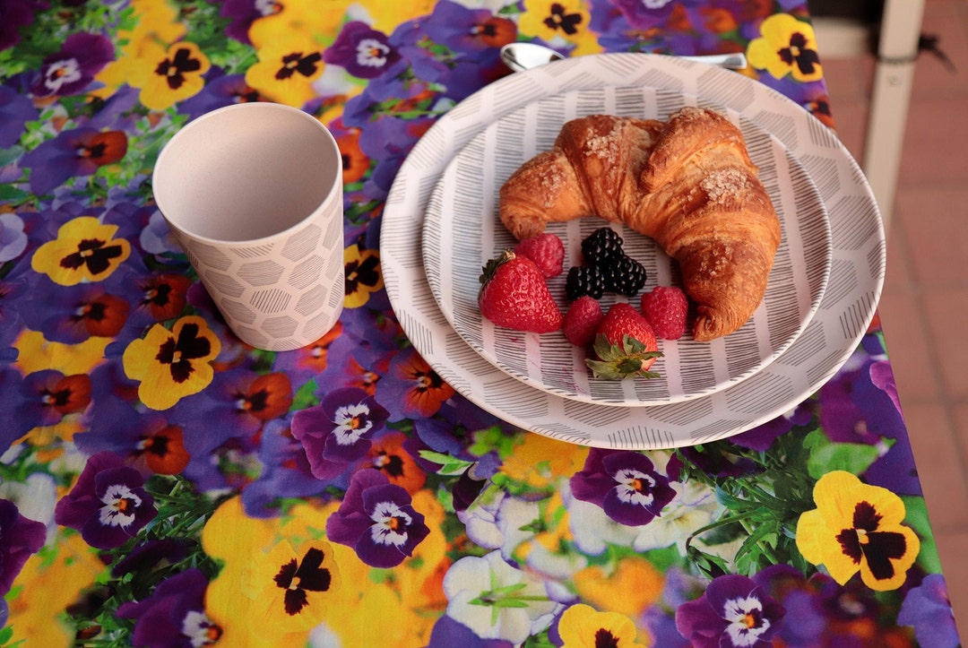 PANSIES' RUNNER TABLE Gift Idea for Christmas, New Home, Custom Made ...