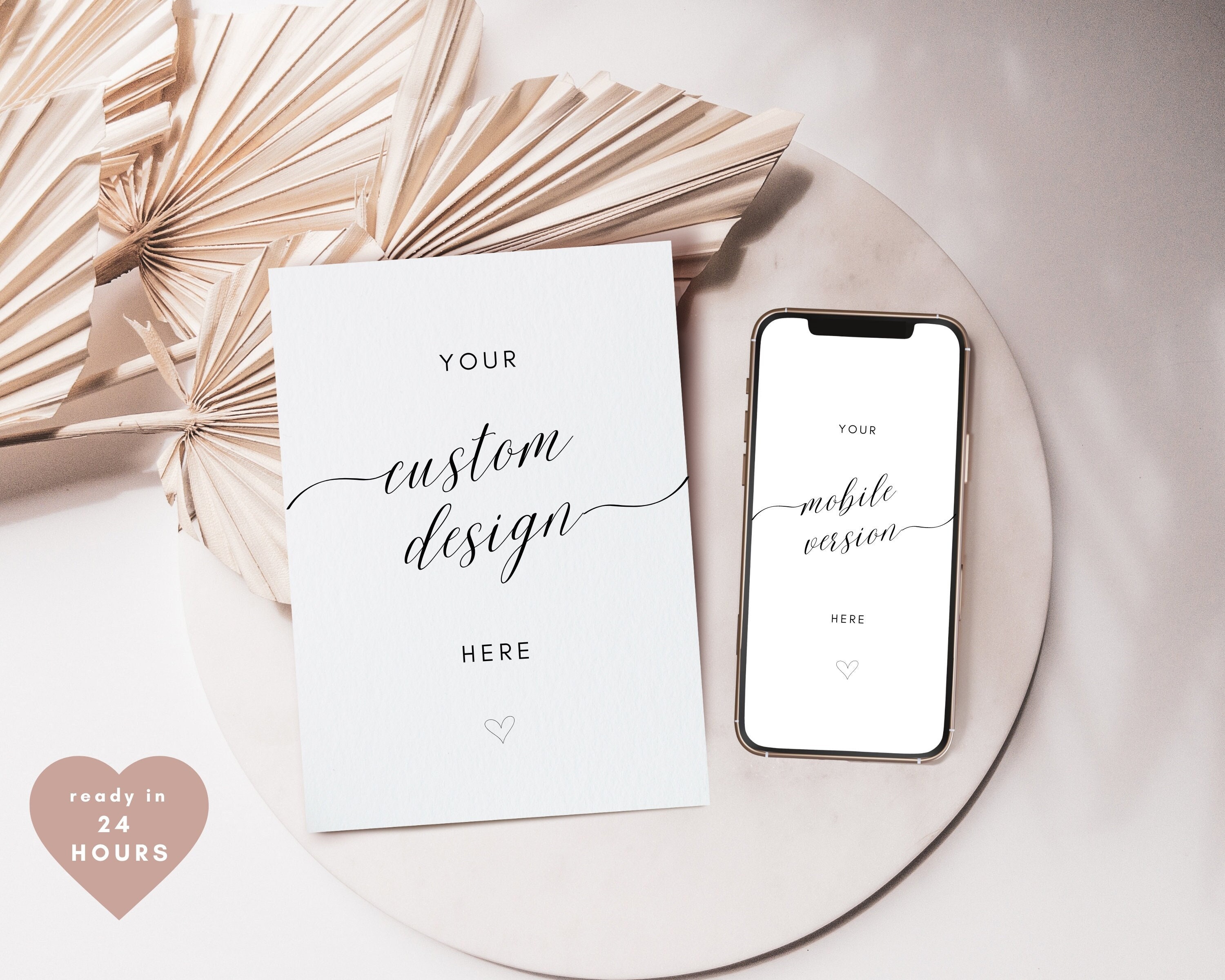 Custom Digital Wedding Invitation, Online Invitation, Electronic ...