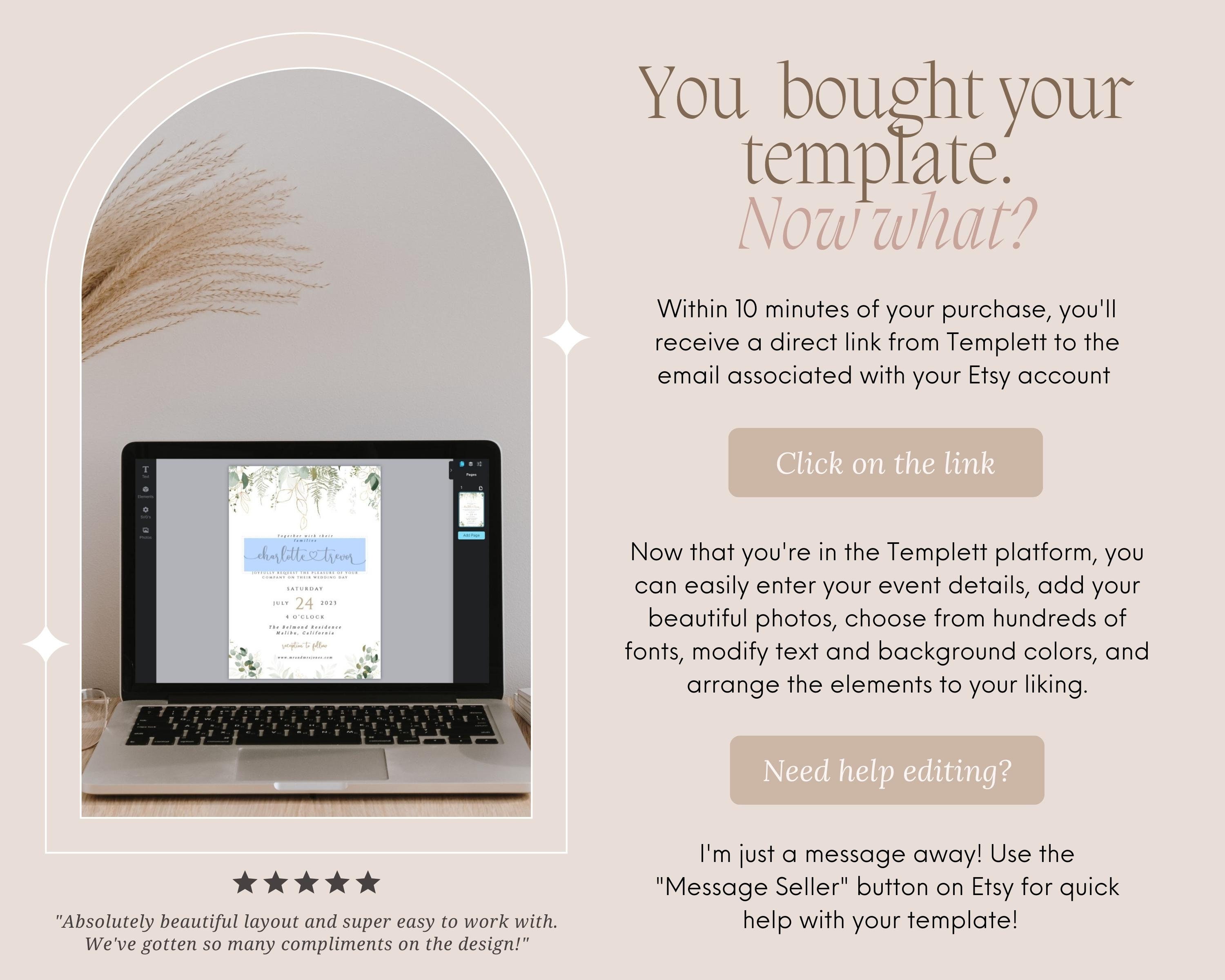Digital Birthday Party Invitation, Electronic Birthday Invitation ...