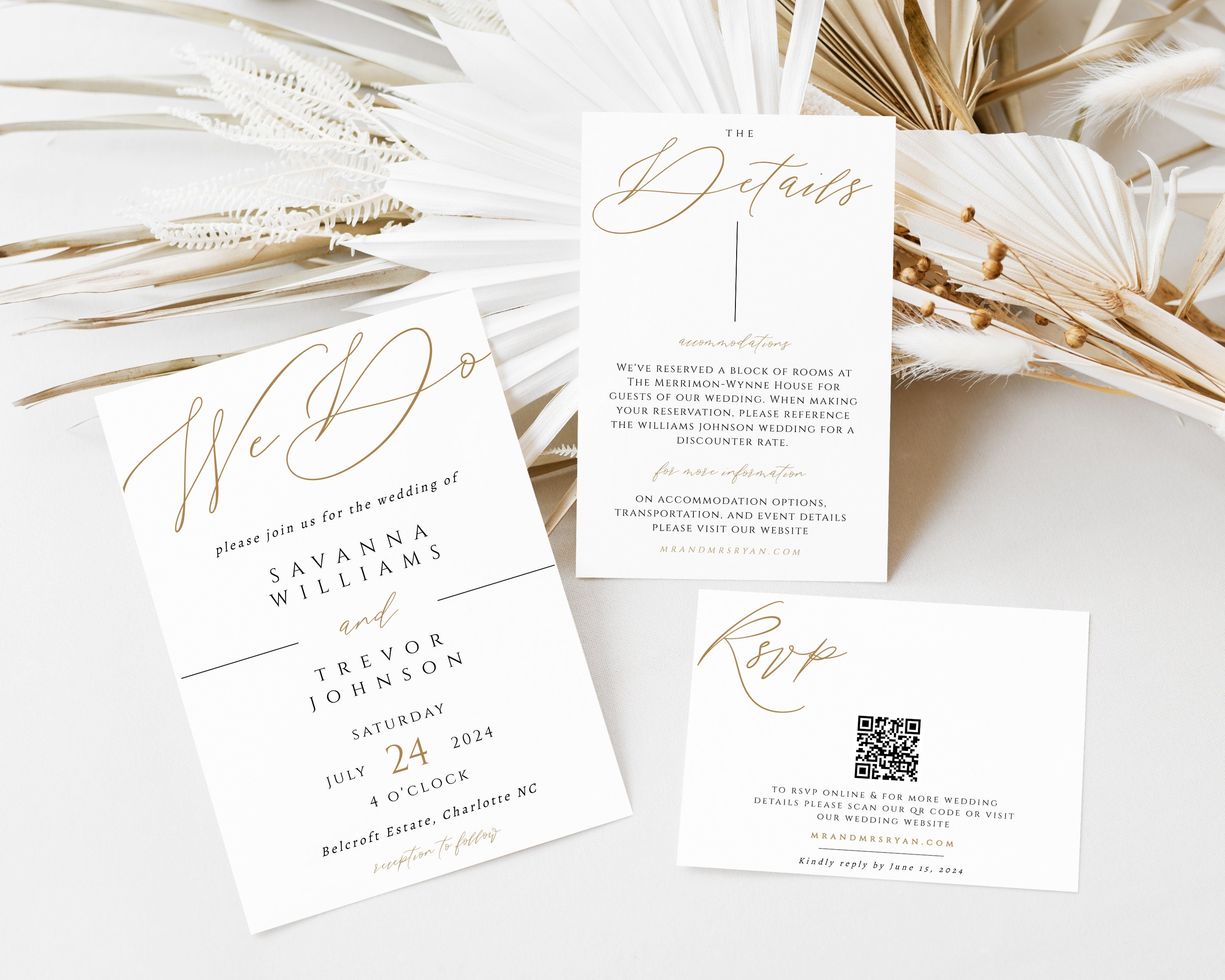 Custom Digital Wedding Invitation, Online Invitation, Electronic ...