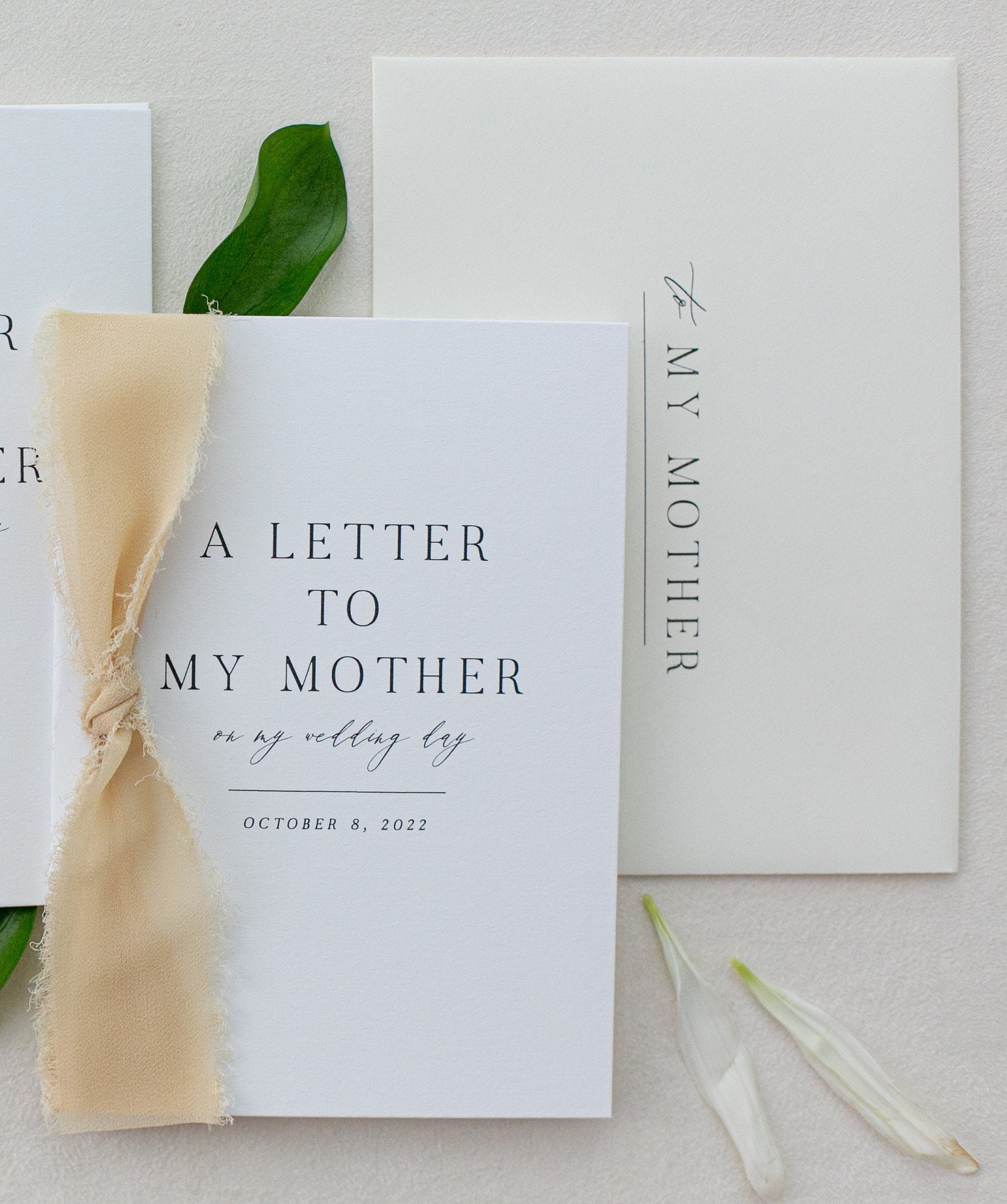 Personalized to My Mother Cotton Paper Card - Etsy