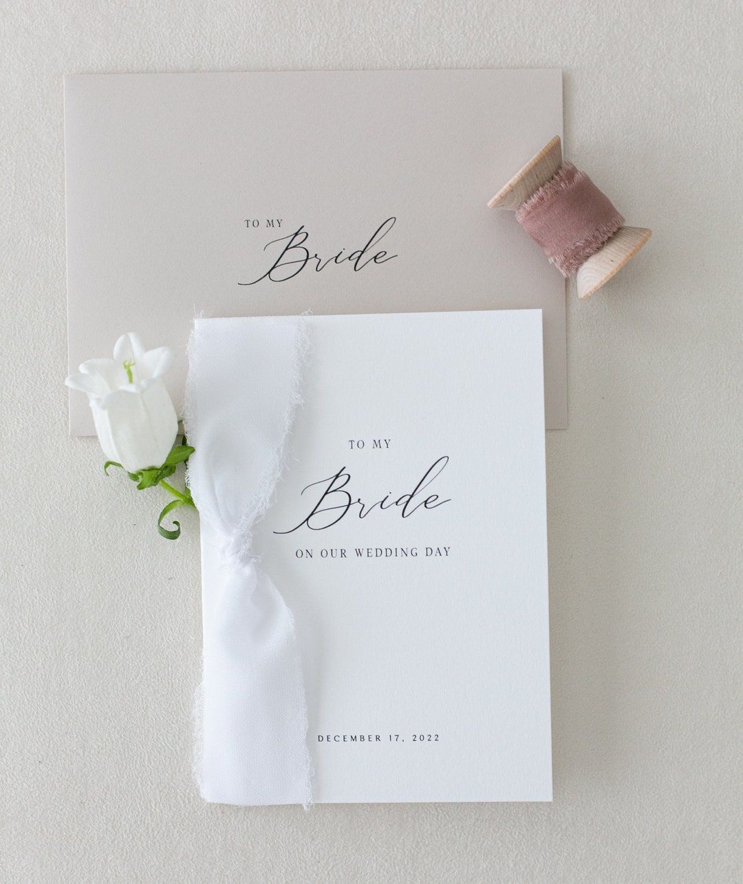 Bride Gift I "to My" Bride on Our Wedding Day | Wedding Card | Letter ...