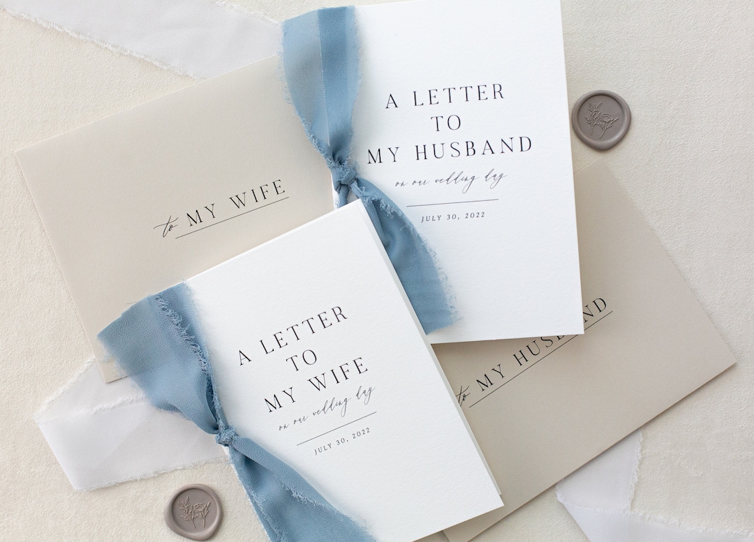 Personalized "to My" Wife and Husband on Our Wedding Day | Bride and ...