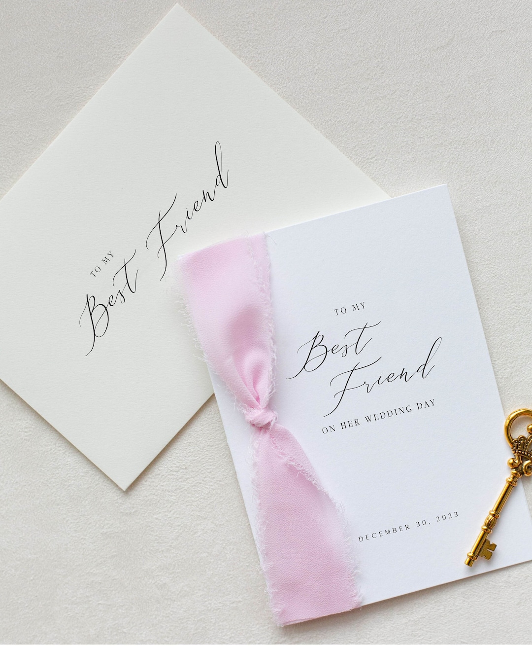 Personalized "to My Best Friend" in Script Font | Personalized Wedding ...