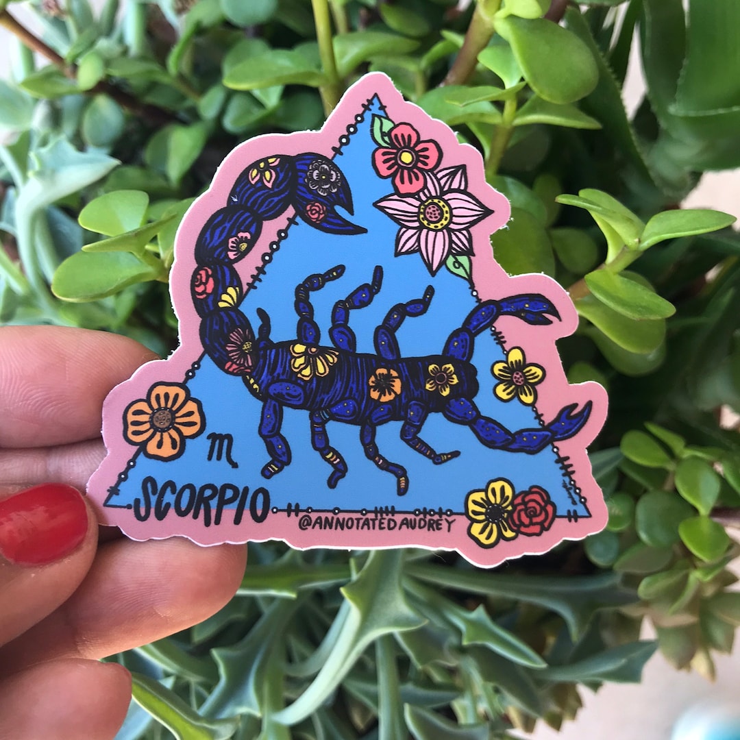 Vinyl Sticker | Scorpio | Zodiac Astrology Weatherproof Decal Sticker ...