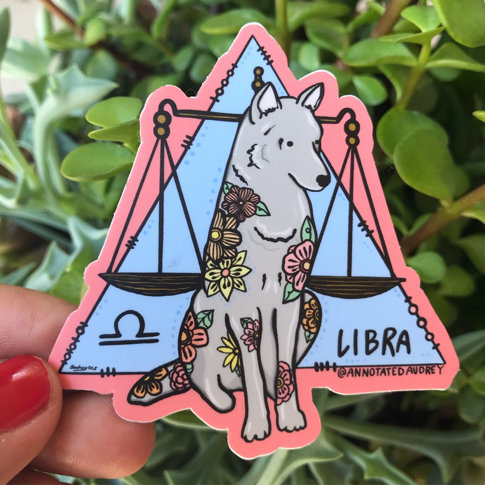 Vinyl Sticker | Libra | Zodiac Astrology Weatherproof Decal Cactus ...