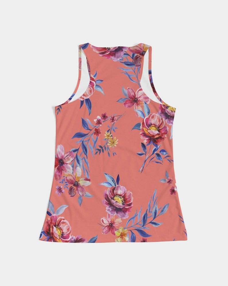 Colorful Flower Pattern Tank - Etsy