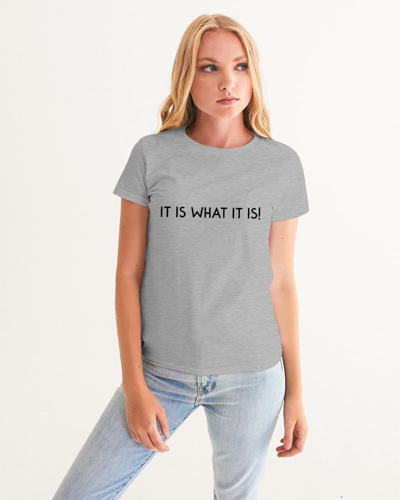 Women's Gray It is What It is Tee - Etsy