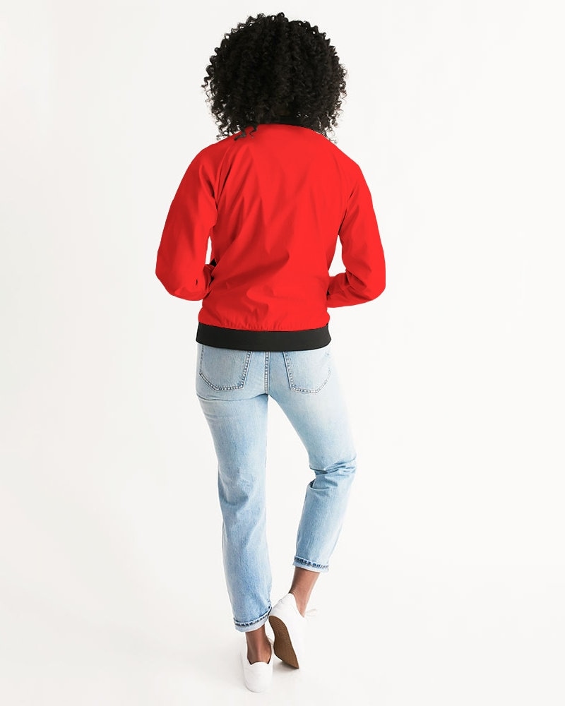 Women's Red Bomber Jacket - Etsy