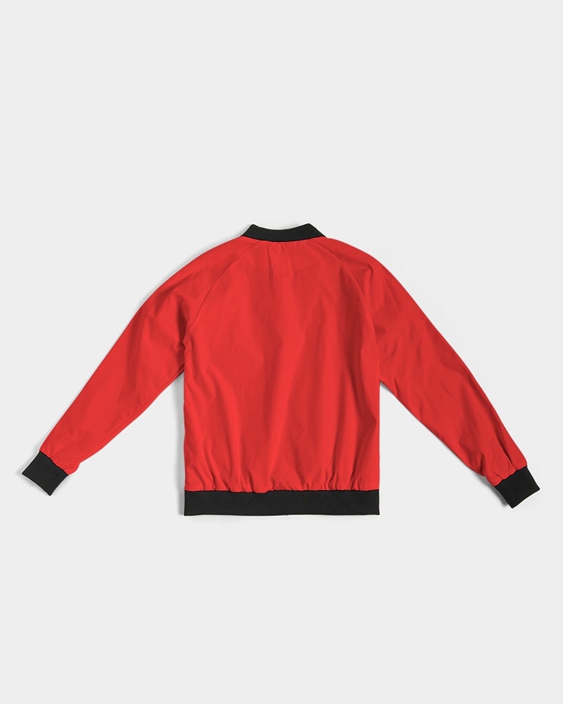 Women's Red Bomber Jacket - Etsy