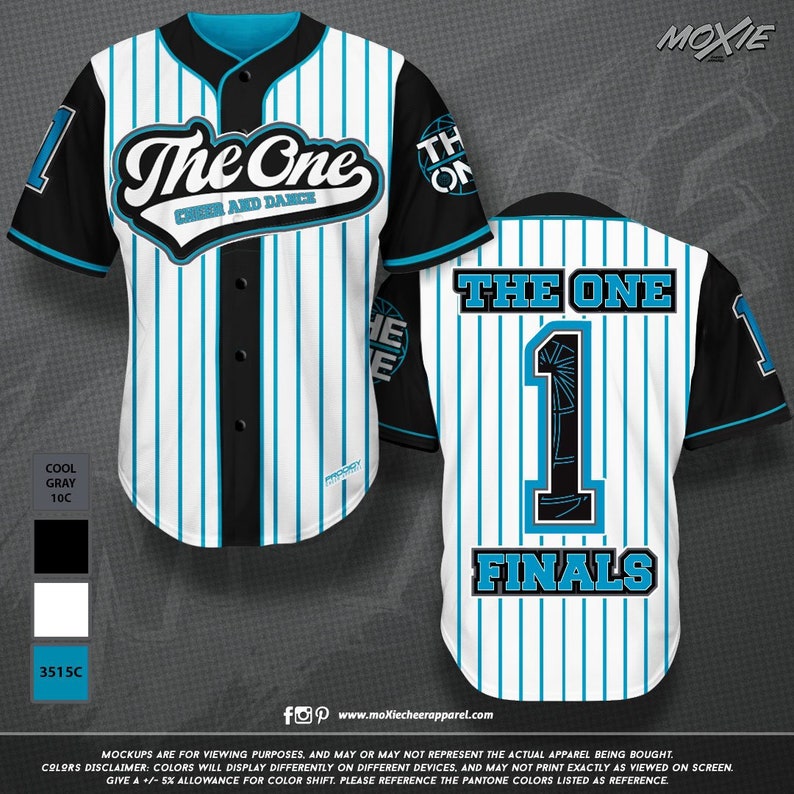 The One Sublimated Baseball Jersey - Etsy